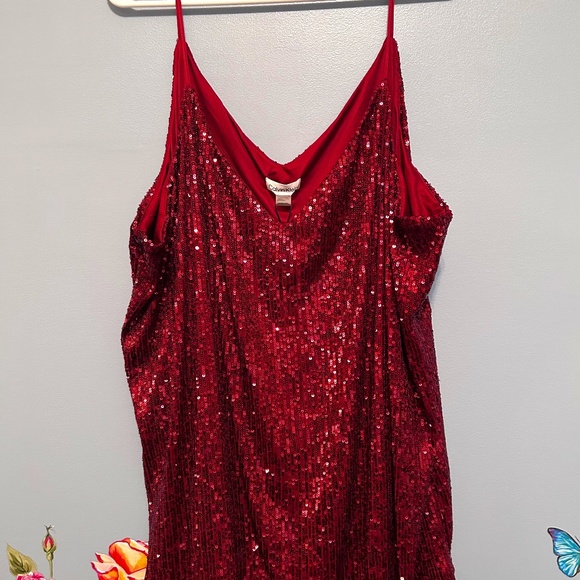 Calvin Klein | Tops | Nwt Calvin Klein Cami Sequin Strap Top | Poshmark